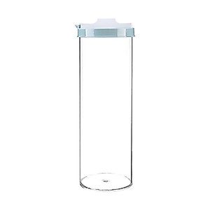 NIIZO Kitchen Storage Box Creative Storage jar Sealed Storage Noodles Kitchen Hanging Noodle Storage Box Round Pasta Storage Bucket Blue