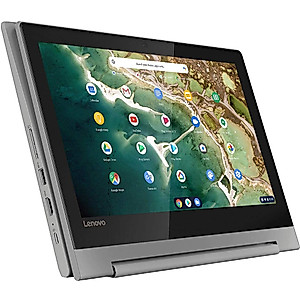 Lenovo Chromebook Flex 3 2 in 1, 11.6" HD (1366 x 768) Touch Screen, MT8173C, 4GB LPDDR3, 32GB eMMC, PowerVR GX6250, Chrome OS, 82HG0000US, Grey, with Kwalicable Accessory Bundle (Renewed)