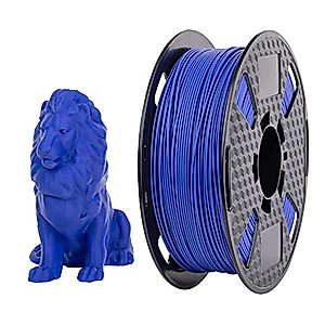 PLA MAX PLA + Royal Blue PLA Filament 1.75 mm 3D Printer Filament 1KG 2.2LBS Spool 3D Printing Material Stronger Than Standard PLA PRO PLA Plus Filament CC3D Royal Blue Color