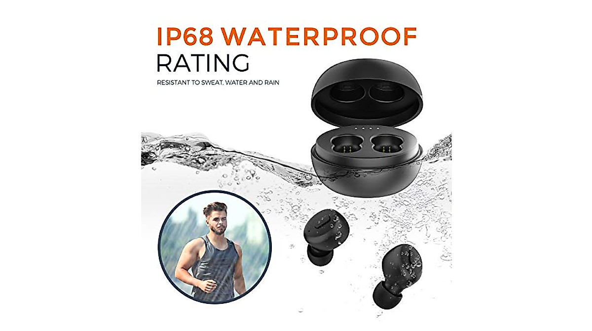 BEBEN True Wireless Earbuds - 25H Playtime & Waterproof