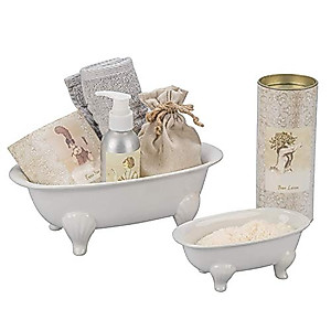BIA Cordon Bleu 10" x 6" x 3.5" Porcelain Bathtub Dish, White