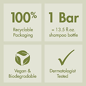 Klorane Ultra-Gentle Shampoo Bar with Oat Milk, Paraben, Preservative and Sulfate Free, Hypoallergenic, Eco-friendly, Biodegradable, Vegan, Dermatologist and Pediatric Tested