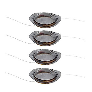 Fielect 25.5mm Tweeter Voice Coil Audio Speaker High Tone Silk Dome Tweeter Accessory for Audio Replacement 4Pcs