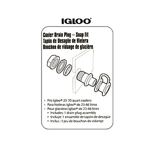 Igloo Replacement Triple Snap Drain Plug