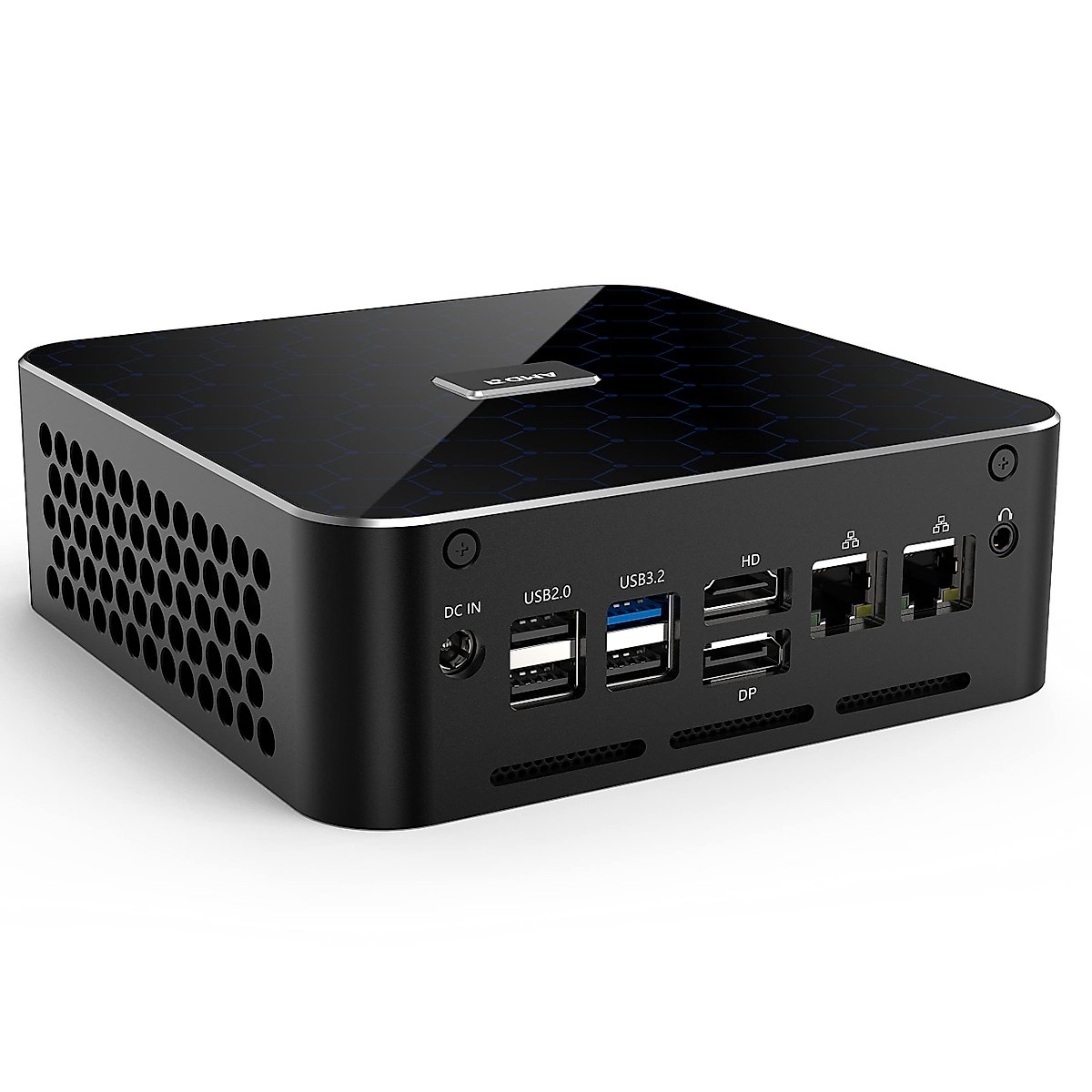 KINGDEL K18 Mini PC Gaming Computer AMD Ryzen 9 6900HX CPU 16GB DDR5 RAM 1TB M.2 PCIe4.0 SSD Mirco PC 680M Graphics 8K@60hz Output Triple Display W-11 Pro 2xLAN(Dual 2500M)