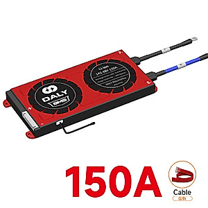 DALY BMS Li-ion 14S 48V 150A PCB Battery Protection Board Common Port with Balance for Lithium Battery Pack Rated 3.7V(Standard BMS,150A)