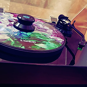 Viborg LP320B Record Weight Turntable Disc Stabilizer 77x41mm Aluminum HiFi Vinyl Clamp 11.3oz LP Phono Record Puck Turntable Level for Vinyl Record Player, Turntables, Phonograph