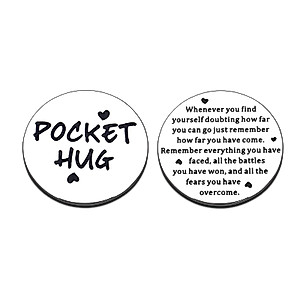 Inspirational Recovery Gifts Christmas Stocking Stuffers for Women Men Sobriety Sympathy Pocket Hug Keepsake Encouragement Cancer Survivor Gifts Awareness Gifts Addiction AA Warrior Recovery Token