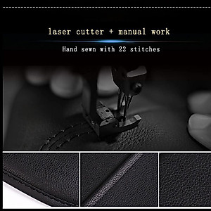 2 Pack PU Leather Premium Car SeatBack Organizer Travel Accessories, Kick Mats Back Seat Protector with Touch Screen Tablet Holder, Car Back Seat Organizer for Kids, Car Travel Accessories