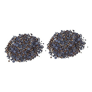 TEHAUX 2000 PCS Nail Art gems Gemstones for Crafts Nail Diamonds Rhinestones Crystal Gemstone Beads Flatback gems Stones Rhinestones Flatback Crystal Beads for Necklace Making DIY Bead 3D