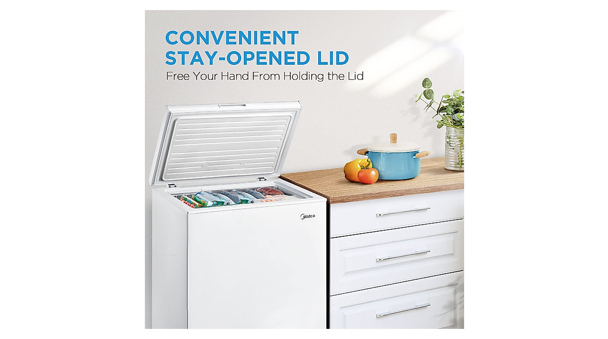 Midea 7.0 Cu Ft Chest Freezer - Reliable Freezing Solution
