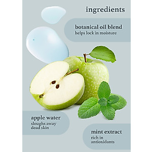 NOONI Vegan Appleseed Lip Oil - Applemint | Long-Lasting, Moisturizing, Plumping, Revitalizing for Dry Lips, Waterproof, No Peel Off, Korean Tint, Valentine Day Gifts, 0.12 FL Oz