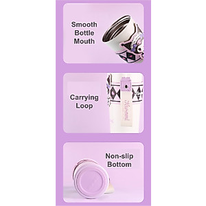 Many Rainbows Cinnamoroll Tumbler Coffee Cup with Cover & Carrying Loop 520ml