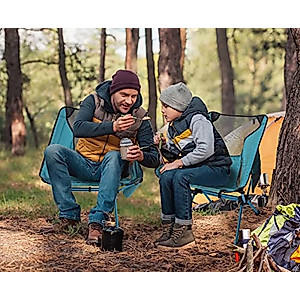 ABCCANOPY Camping Chairs, Large, Turquoise