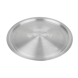 Soro Essentials- 10 qt. Aluminum Tapered Sauce Pan Lid 1.5 mm Thickness- Multipurpose Cooking Sauce Pan Cover for Boiling Soup Sauce Pan Lid Cookware for Home Restaurant Kitchen