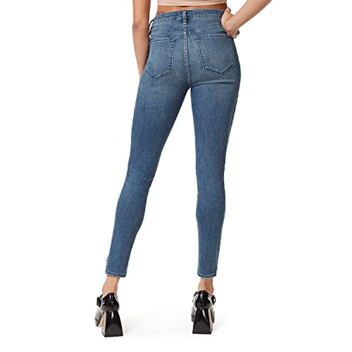 Circus NY Women's High Rise Skinny Jean, Starstruck-Frayed Hem