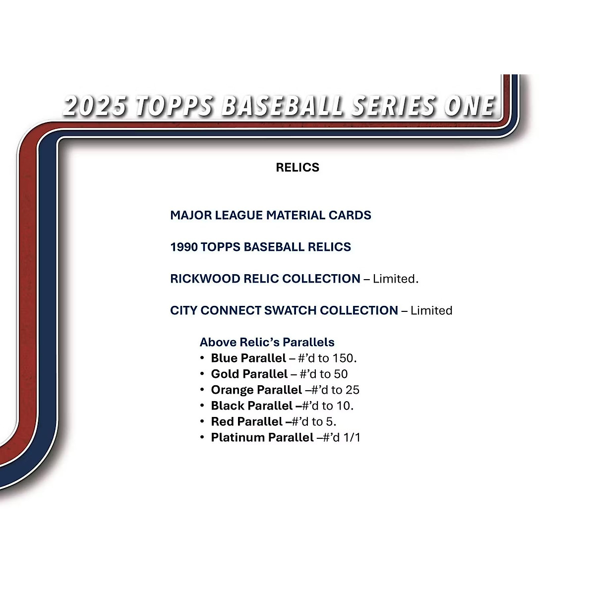 2025 Topps Series 1 Baseball Trading Card MLB Hanger Box