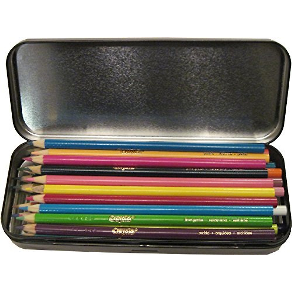 StuffIncase Single Mini Pencil Box, Platinum. Use as Pencil, Makeup, Jewelry, Gift, Candy, Favor or Birthday Gift Box