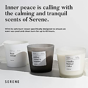 Hidden Label Large Scented Candle, Sandalwood & White Musk, 30oz 3 Wick Huge Candle, Huge Slow Burn Natural Soy Candles for Home Scented