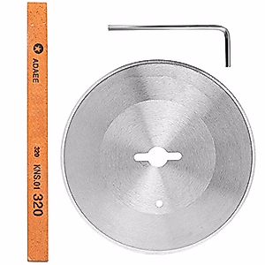 VEVOR 110V Electric Shawarma 80W Professional Turkish Kebab Knife Stainless Steel Commercial Gyro Cutter 2800 RPM With 2 Blades Φ3.93/100mm Adjustable Thickness 0-8 mm