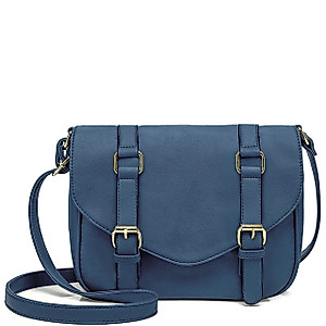 Scarleton Crossbody Bags for Women, Purses for Women, Handbags for Women, Mothers Day Gifts Purse w/Decorative Belt, H172519 - Blue