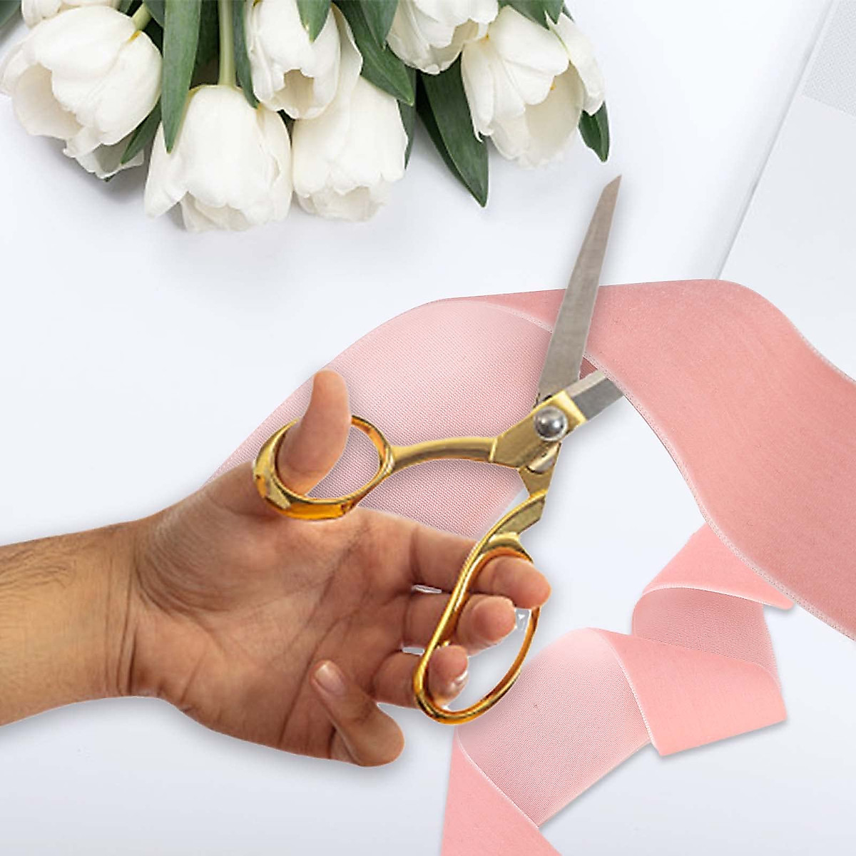 15 Yards Velvet Ribbon 1-1/2 Inch Single Face Brown Velvet Ribbon Spool Prefect for Wedding, Ribbon for Gift Wrapping, Christmas Wreath,Hair Bows Ribbon, Ribbon for Crafts