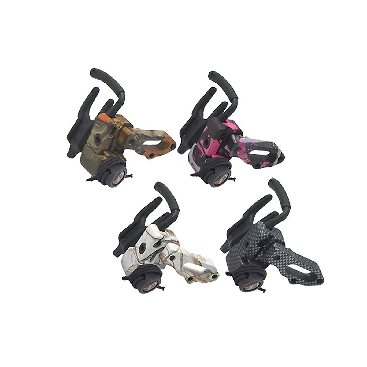 SHARROW Archery Drop Away Arrow Rest Aluminum Alloy Adjustable Arrow Launcher Rest for Compound Bow Hunting Target Shooting Accessory Right & Left Handed (Left Handed, Forest Camo)