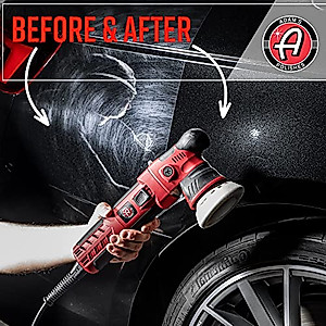 Adam’s SK Pro 12mm Car Polisher Kit (10 Item) - Professional Dual Action Polisher for Car Detailing - Paint Correction, Waxer Buffer DA Polisher - Variable Speed Car Polisher System