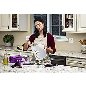 Plastimade Disposable Plastic Cutting Board | Easy To Use Flexible Cutting Board Sheets With Built In Sliding Cutter | For Cooking Prep, Commercial, Traveling, Tailgating, Camping, BBQs Or Kitchen