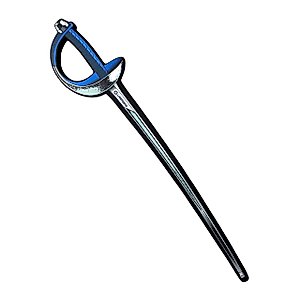 Liontouch Sports Fencing Sabre, Blue | Foam Toy for Kids in Realistic Design | Safe and Playful Introduction Weapon for Young Fencers & Children