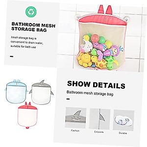 Cabilock 3pcs Retractable Torch Mesh Organizer Bags Storage Tub Bathtub for Baby Bath Net Bags Bath Organizer Storage Organizer Bath Mesh Bag Shower Mesh Bags Bath Bags Storage