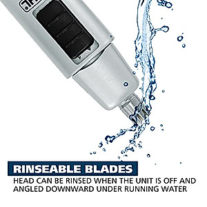 Wahl Mustache and Beard Battery Operated Beard Trimming kit for Mustaches, Beard, Neckline, Light Detailing and Grooming with Bonus Nose & Ear Trimmer – Model 5537-420