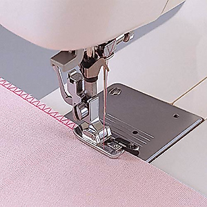 CKPSMS Brand -1PCS #KP-19010 Overlock Overcast Sewing Machine Presser Foot Fits for All Low Shank Snap-On Singer, Brother, Babylock, Janome, Kenmore, White, Juki, New Home, Simplicity, Elna and More