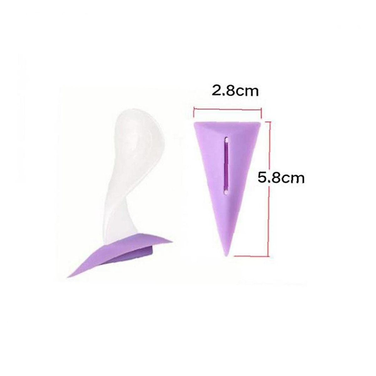 Onsinic Triangle Shape for Women Bikini Dedicated Privates Shaving Stencil Sexy Female Pubic Hair Razor Intimate Shaping Tool, 2.8*5.8cm