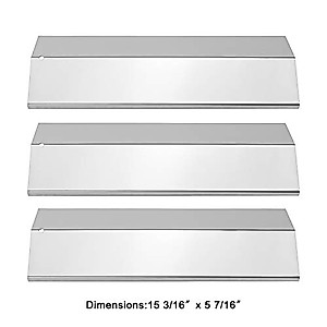 Hisencn Replacement Rebuild Kit for Sonoma CGR27, CGR27LP, CGR30, CGR30LP Gas Grill Stainless Steel Burner, Stainless Steel Heat Plates Tent