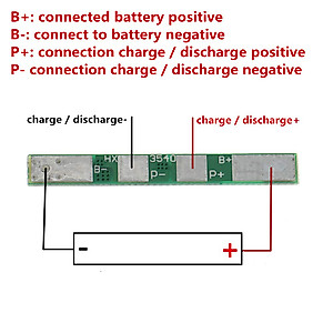 ANMBEST 5PCS 1S 3.7V 4A 18650 Charger PCB BMS Protection Board for Li-ion Lithium Battery Cell