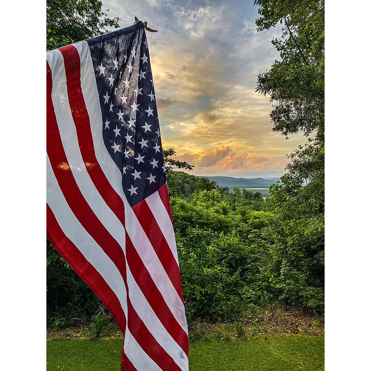 American Flag,American Flags 3x5 for Outside,The Strongest, Longest Lasting,US Flag,100% Made in USA,Deluxe Embroidered Stars, Heavy Duty Durable Flags Outdoor.…