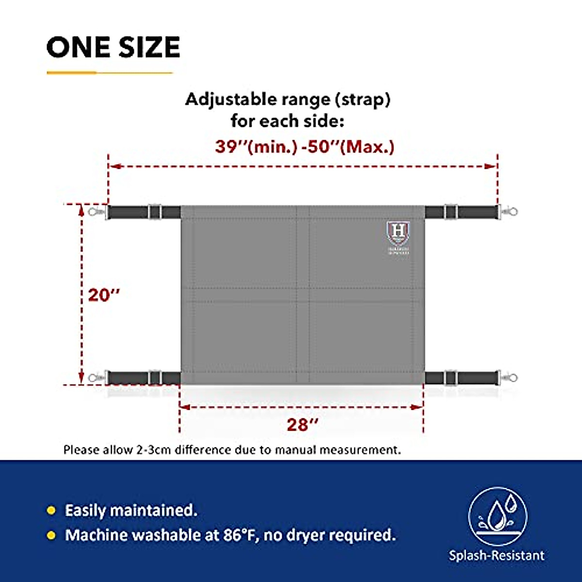 Harrison Howard Horses Stall Guard with Adjustable Straps and Sturdy Spring Hooks Included Aisle Guard for Horses-Longing Stars