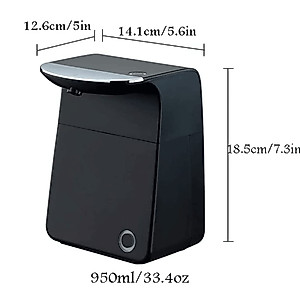 VNABO Automatic Foaming Soap Dispenser 950ml/33oz Refillable Lotion Dispensers Touchless Soap Pump Dispenser for Hotel Toilet