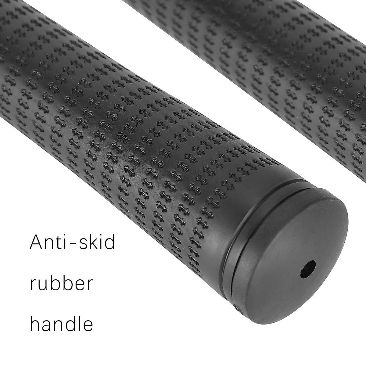 Golfball Putter Threesection Twoway Zinc Alloy Golfball Putter with Anti-skid Rubber Handle for Right or Left Handed Golfers