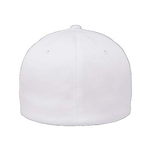 1968 1969 Ford Torino Hardtop Outline Design Flexfit 6277 Athletic Baseball Fitted Hat Cap White S/M