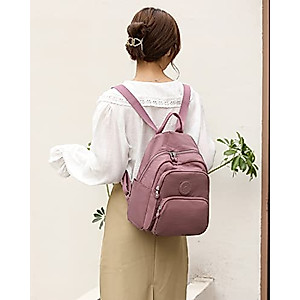 Collsants Small Nylon Backpack for Women Mini Backpack Purse Teen Girl Fashion Backpack Small Travel Bag Daypack(dark blue)