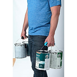 Click & Carry Grocery Bag Carrier as seen on Shark Tank with Soft Cushion Grip (Black, Single) | Hands Free Grocery Bag Carrier | Plastic Bag Holder | Sports Gear Carrier | Click and Carry with Ease