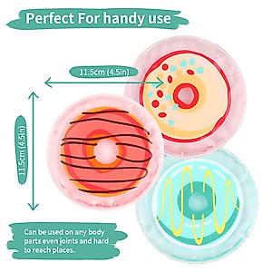 NEWGO Kids Ice Pack for Boo Boo, 3 Pack Gel Ice Pack Toddler Ice Pack for Children Kids Injuries, Pain Relief, Bruises, Swelling, Wisdom Teeth - 4.52" x 4.52"