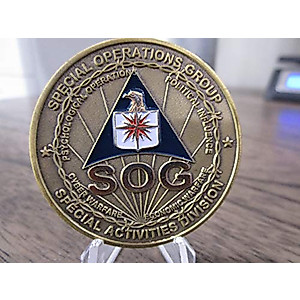 Central Intelligence Agency Special Activities Division Special Operations Group CIA SOG Challenge Coin