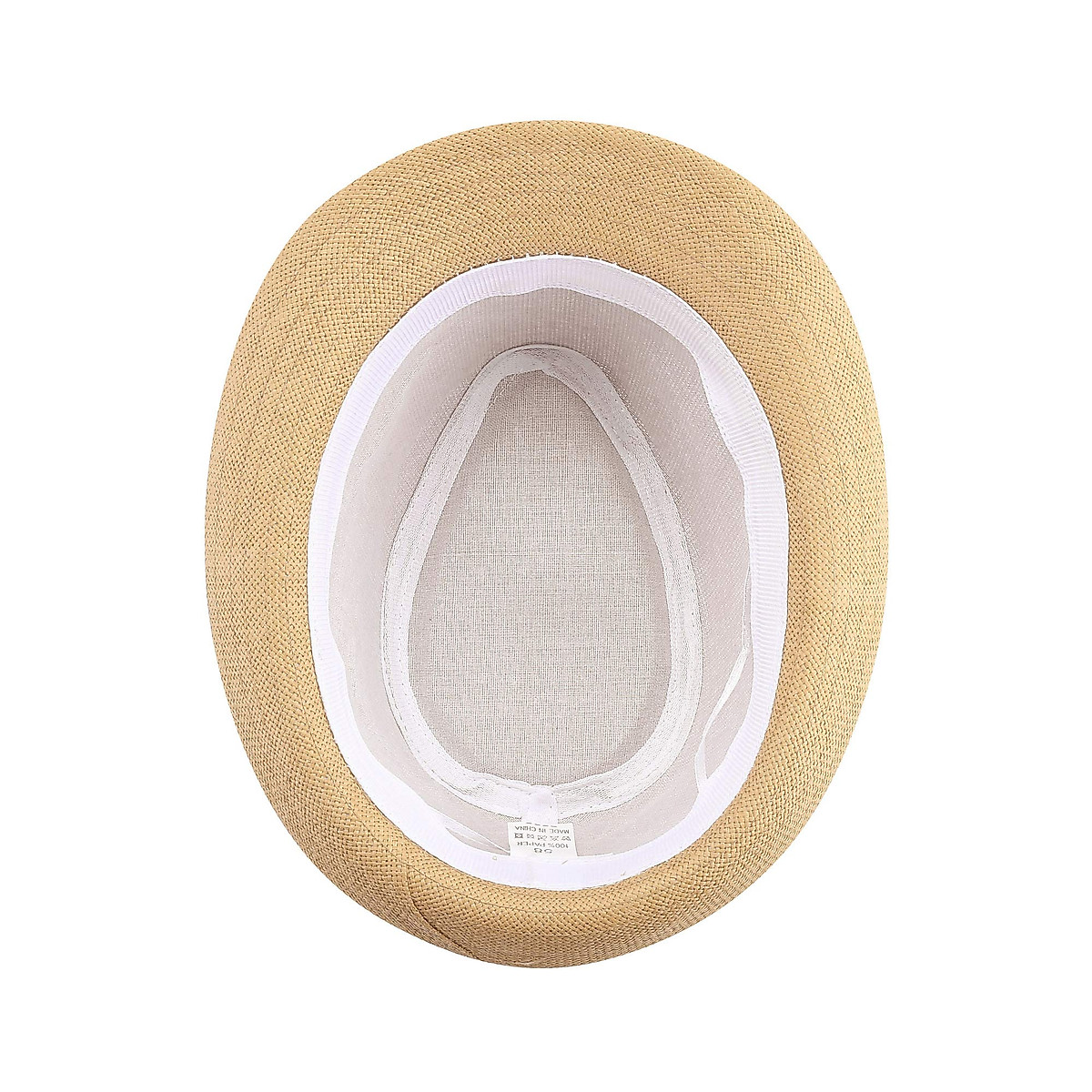 FALETO Summer Straw Fedora Hat for Men Women Mens Beach Hats Cuban Hat Sun Hat Unisex Short Brim Fedora Panama Trilby Hat with Leather Belt