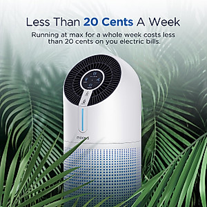 Official Certified H13 True HEPA Air Filters Replacement Compatible with MOOKA M02, 1 Pack