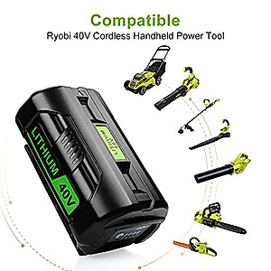 ANTRobut 40V 6.5Ah Battery Replacement for Ryobi 40V Lithium Battery Compatible with Ryobi 40 Volt OP4050A OP4015 OP4026 OP40201 OP40261 OP4030 OP40301 OP4040 OP4050 OP40601