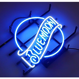Mirsne Neon Signs, Glass Tube Neon Lights, 17 inch Neon Light Sign, the Best Bar Beer Wall Signs Lights for Bedroom Room Hotel Gameroom Party Decor Gifts.