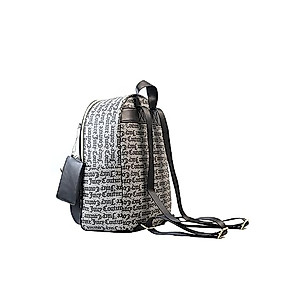 Juicy Couture Word Play Backpack Black/Beige One Size